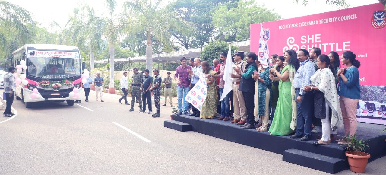 Cyberabad CP Stephen Raveendra flags new SHE Shuttle - Pressmediaofindia