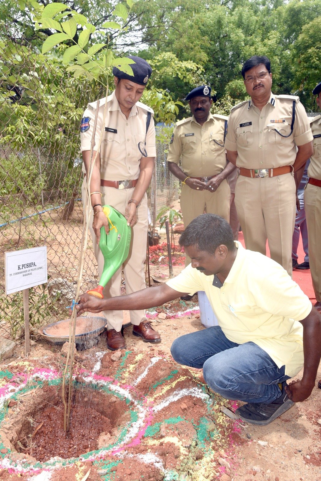 Telangana Harithotsav was grandly organized at Warangal Police ...