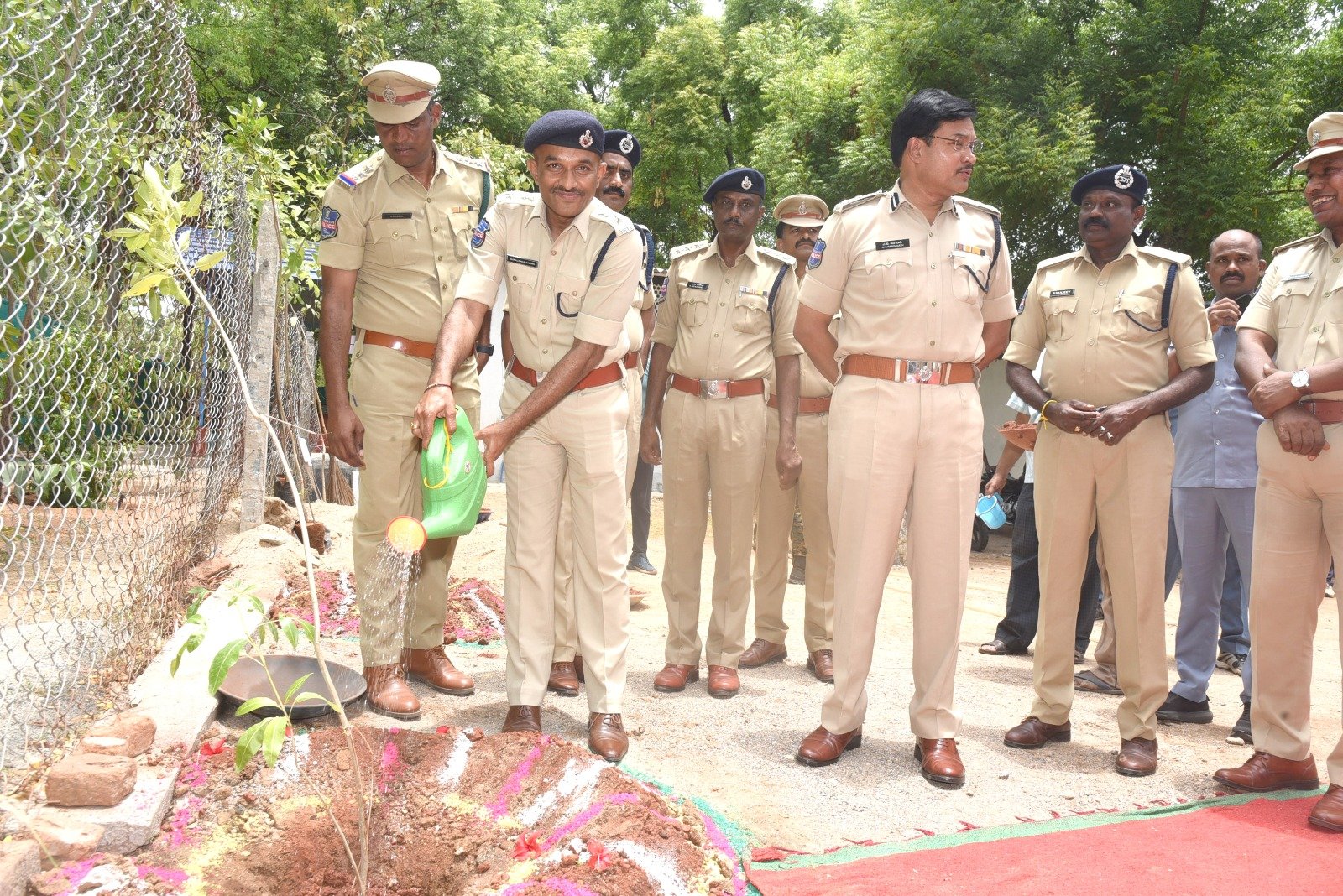 Telangana Harithotsav was grandly organized at Warangal Police ...