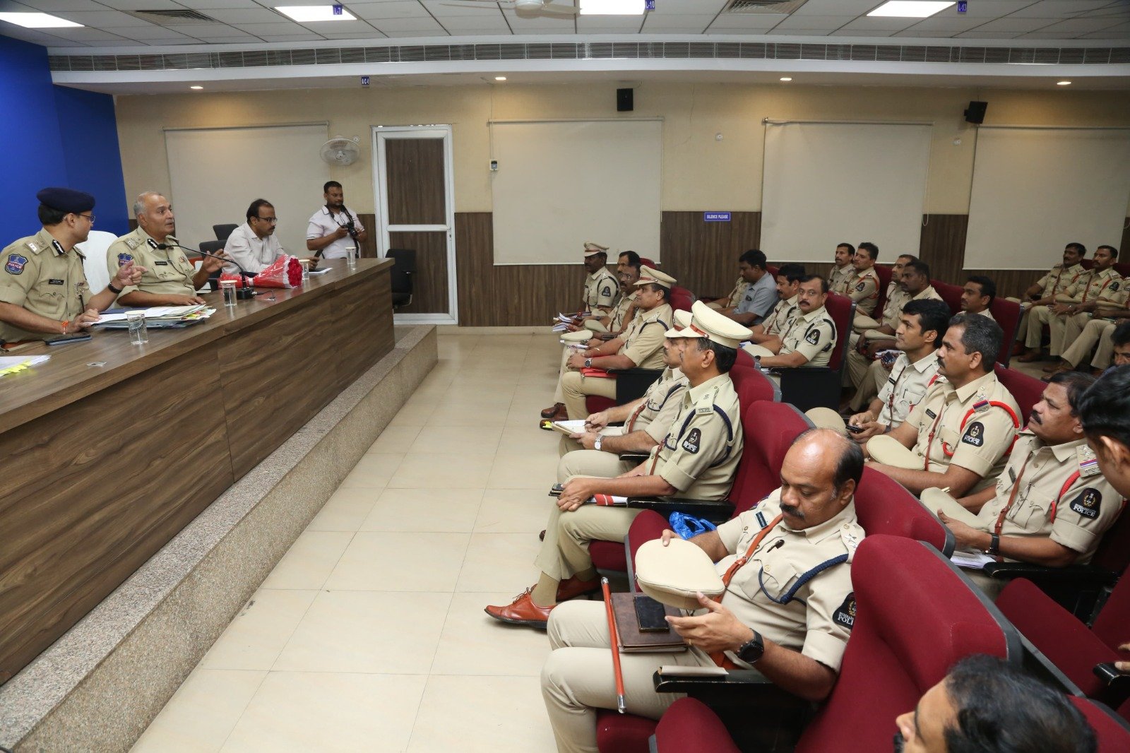 CP Hyderabad Sandeep Shandilya IPS held a meeting In view of ...