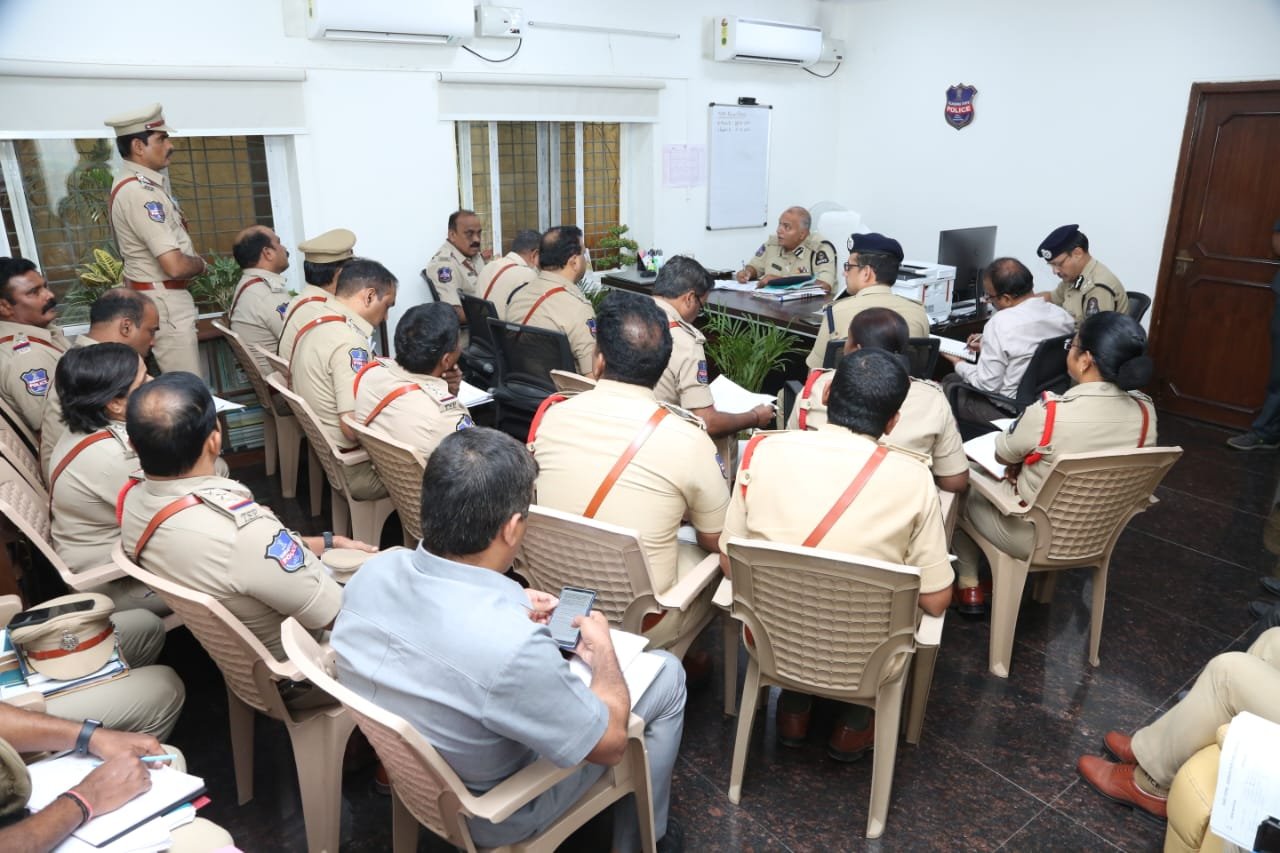 CP Hyderabad Sandeep Shandilya IPS held a meeting In view of ...