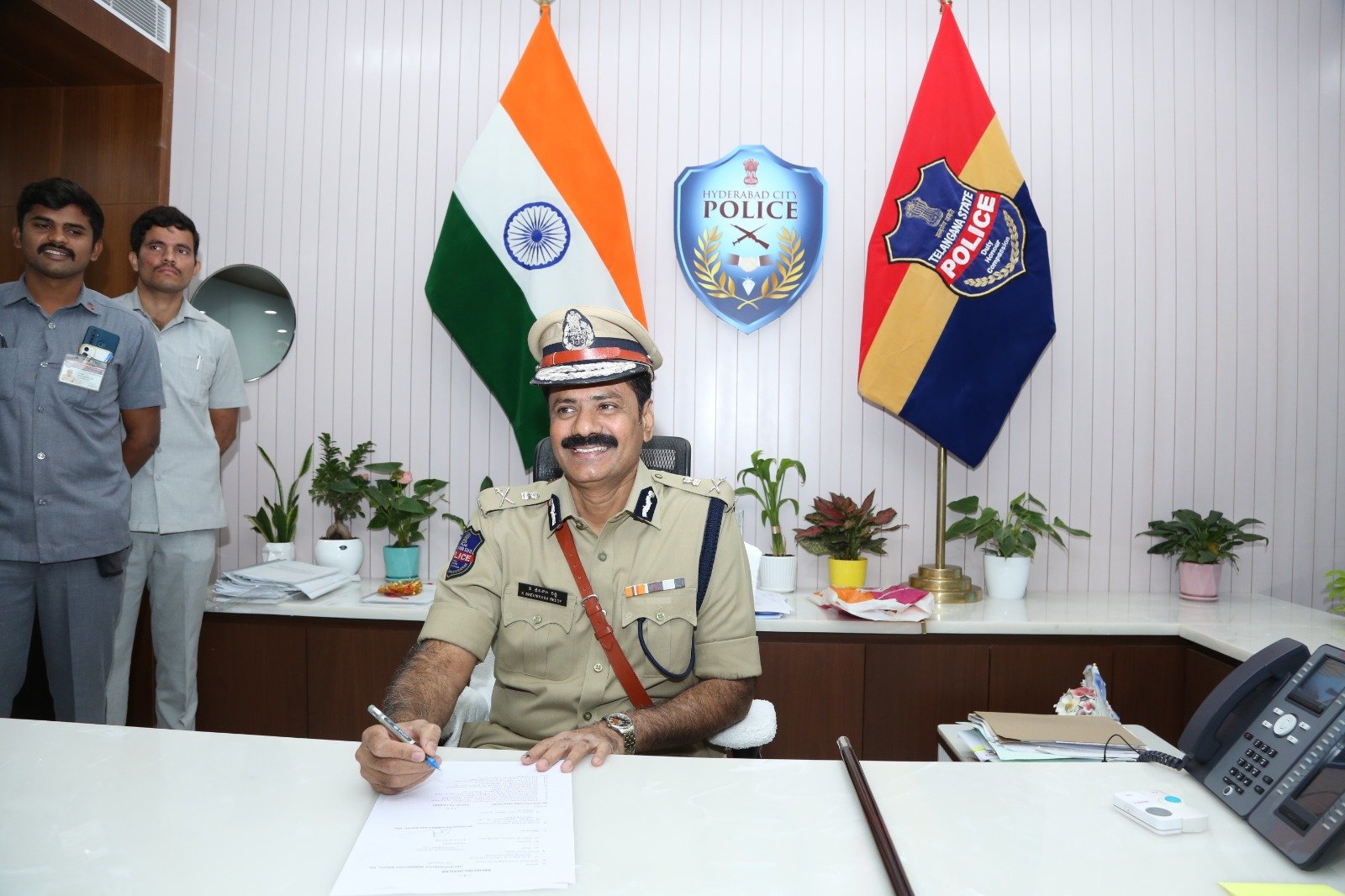 Kothakota Sreenivasa Reddy IPS takes charge as Hyderabad police ...