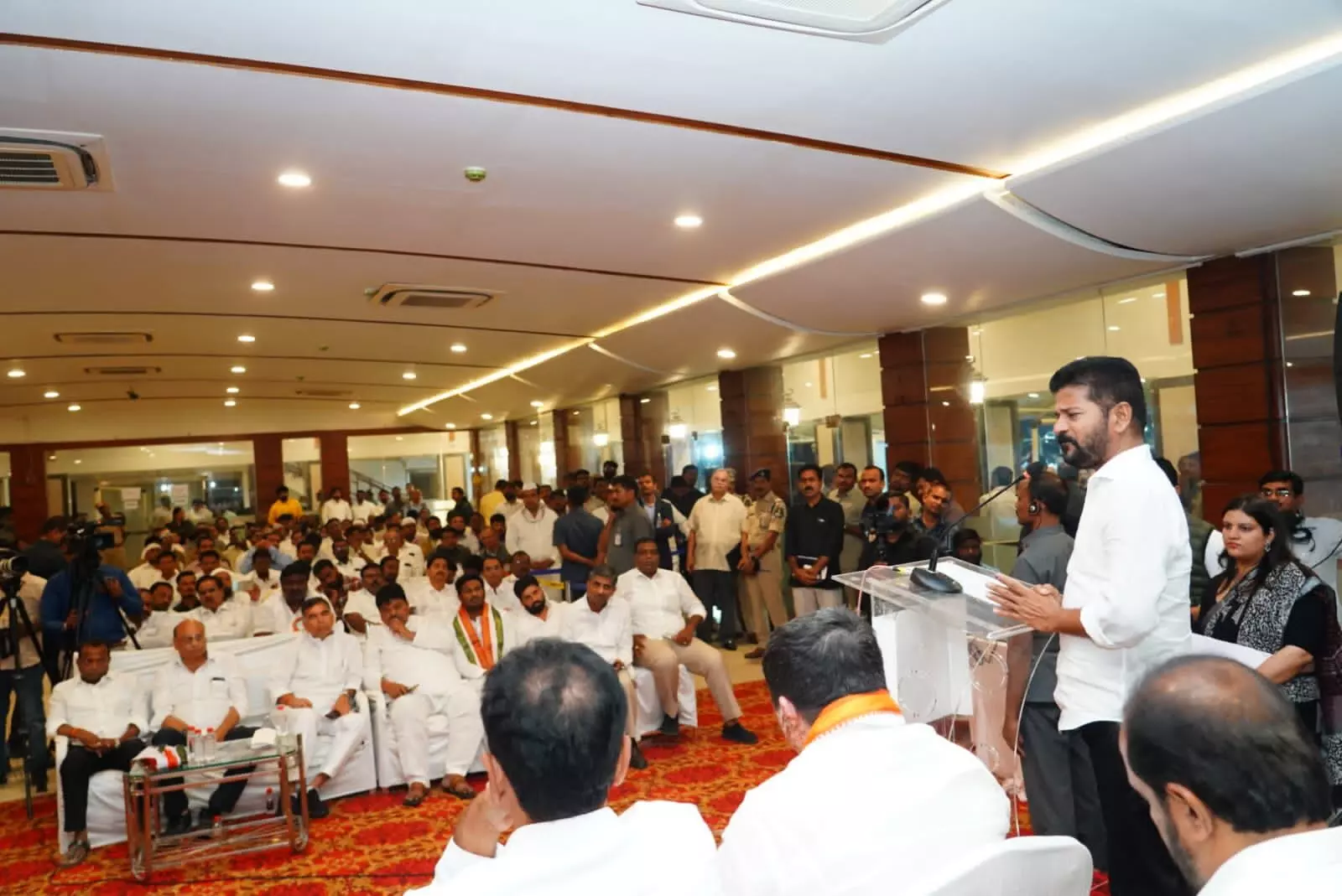 CM Revanth declares Rs.5 lakh accidental insurance, Rs.10 lakh free ...