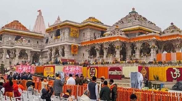 Modi opens Ram Mandir built on ruins of Babri Masjid - Pressmediaofindia