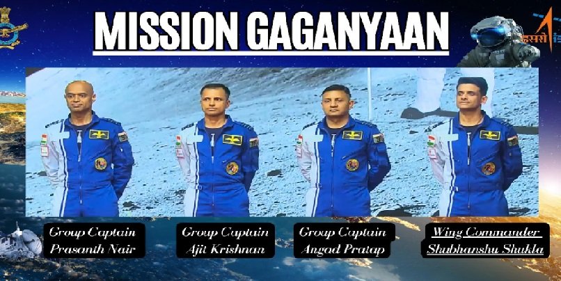 India names astronauts for maiden space flight - Pressmediaofindia