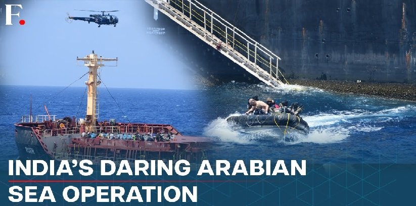 Indian Navy captures ship from Somali pirates in Arabian Sea ...