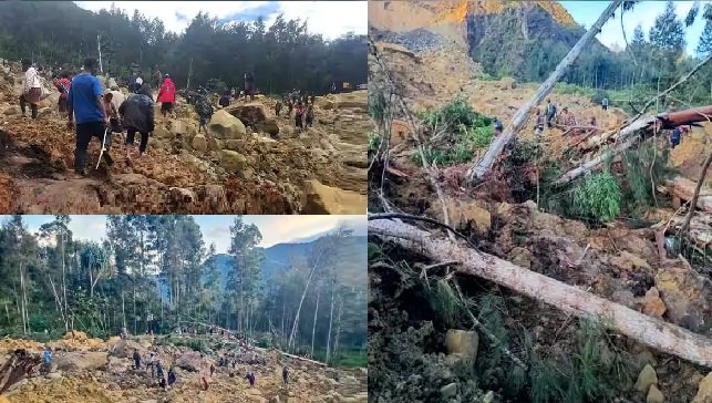 ‘Over 300 buried in Papua New Guinea landslide’ - Pressmediaofindia